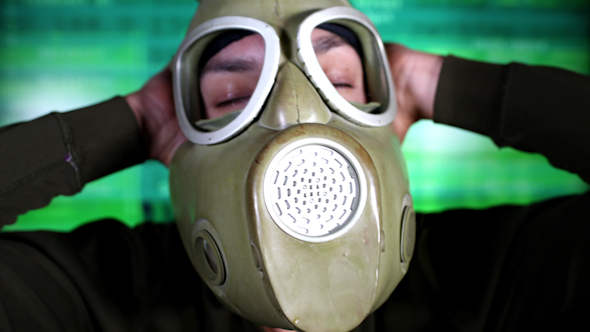 Person Wearing Gasmask 8, Stock Footage | VideoHive