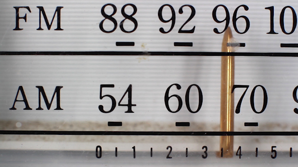 Vintage Radio Dial Frequency 4, Stock Footage | VideoHive