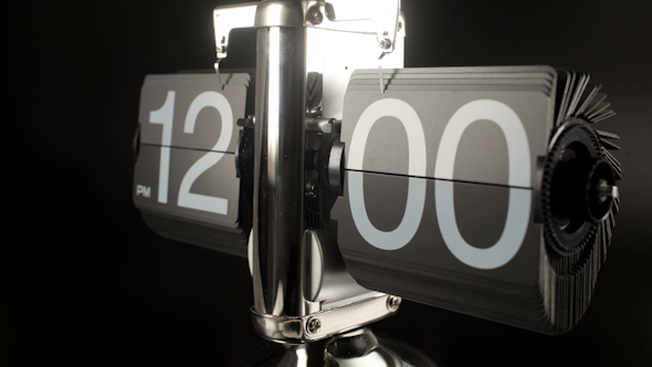 Stop Motion Flip Clock 24 by dubassy | VideoHive