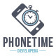 Phone Time Logo Template, Logo Templates | GraphicRiver