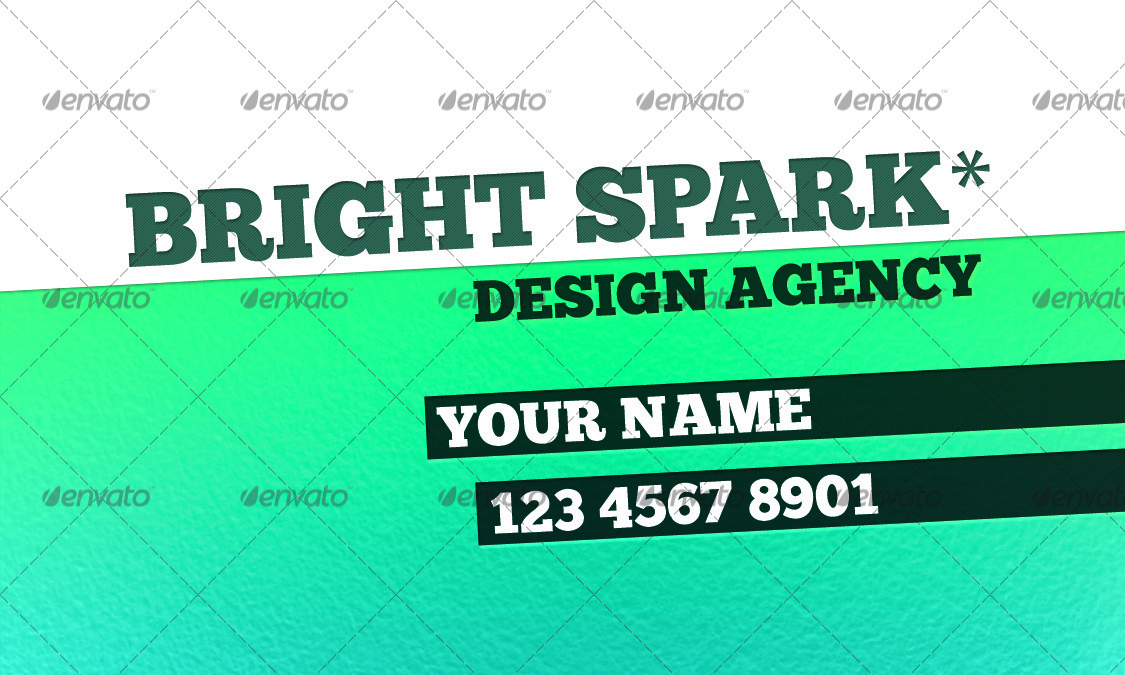 Bright Spark Print Ready Business Card, Print Templates | GraphicRiver