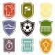 Set of Sports Labels, Vectors | GraphicRiver