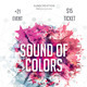 Color Sounds Party Flyer , Print Templates | GraphicRiver
