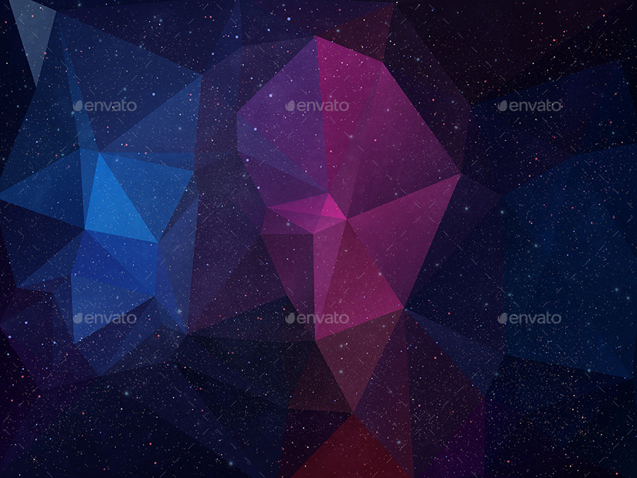 12 Polygonal Space Backgrounds, Graphics | GraphicRiver