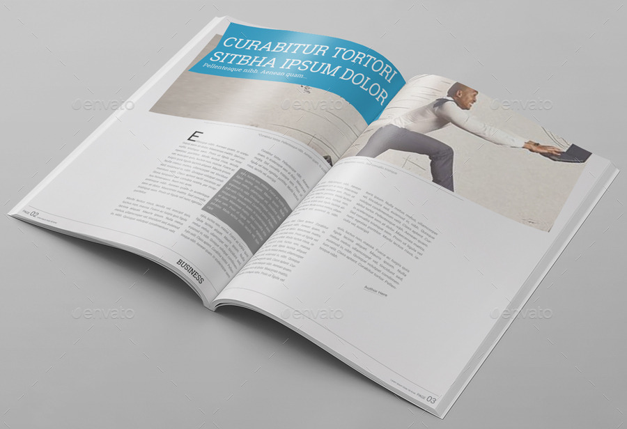 80 Pages Photoshop Magazine, Print Templates | GraphicRiver