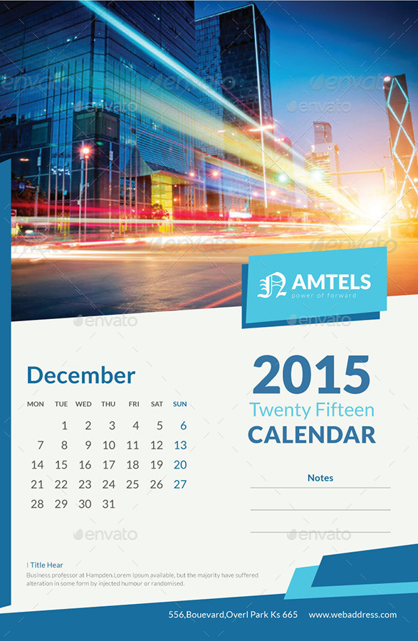 Corporate Executive Calendar, Print Templates | GraphicRiver