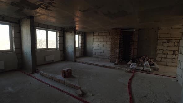 Inside House Under Construction, Stock Footage | VideoHive