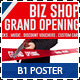 Agency & Shop Grand Opening B1 Poster, Print Templates | GraphicRiver