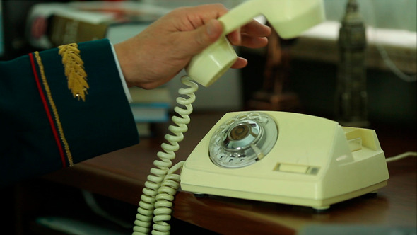Old Phone Pick Up, Stock Footage | VideoHive