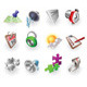 Dynamic Colour Web and Application Icon Set, Icons | GraphicRiver