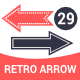 Retro Arrow Set, Vectors | GraphicRiver