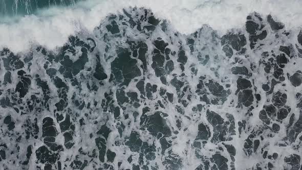 Overhead Sea Waves Aerial Background, Stock Footage | VideoHive