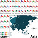 Political Map of Asia, Vectors | GraphicRiver