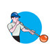 Glassblower Glassblowing Cartoon Circle, Vectors | GraphicRiver