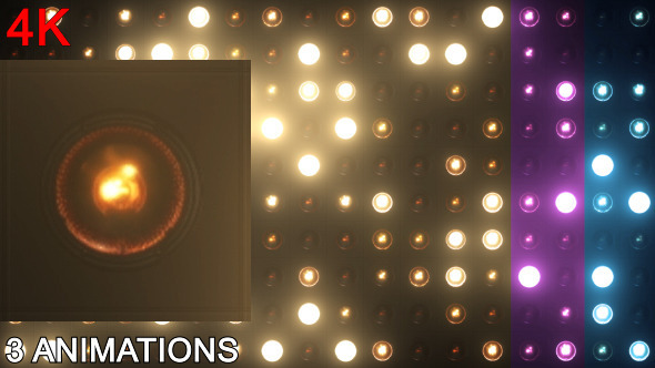 Flashing Lights 4K, Motion Graphics | VideoHive