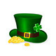 Leprechauns Hat and Coins, Vectors | GraphicRiver