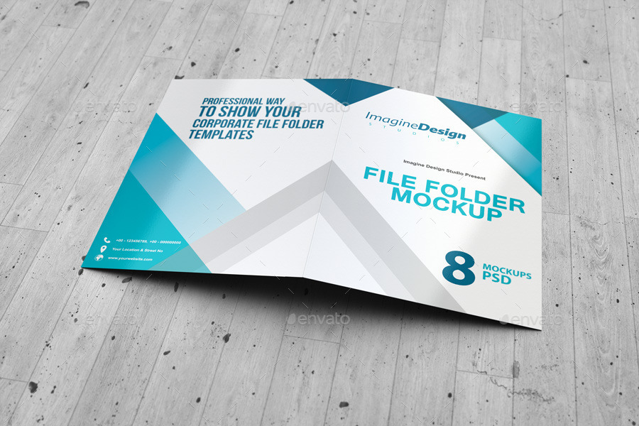 File Folder Mockup, Graphics | GraphicRiver
