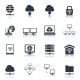 Network Icons Black, Vectors | GraphicRiver