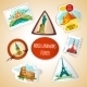 World Landmarks Stickers, Vectors | GraphicRiver