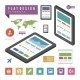 Tablet Infographic Design Element, Vectors | GraphicRiver