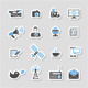 Media and News Icons Sticker Set, Vectors | GraphicRiver