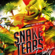 Flyer Snake Tears Party Konnekt, Print Templates | GraphicRiver