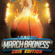 March Badness Basketball Flyer Template, Print Templates | GraphicRiver