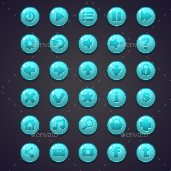 GUI Treasure Hunt, Game Assets | GraphicRiver