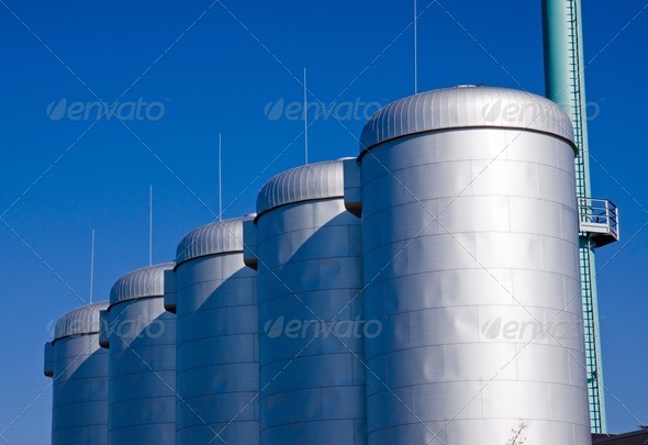 Industrial tanks Stock Photo by elxeneize | PhotoDune