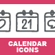 Hand Drawn Calendar Icons, Icons | GraphicRiver