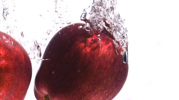 Apple Drop Into Water, Stock Footage | VideoHive