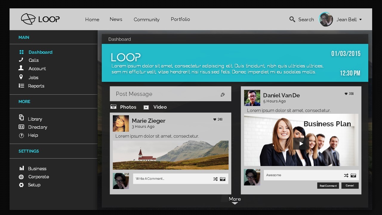 Loop, Presentation Templates | GraphicRiver