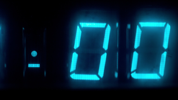 Led Time Clock Counter 22, Stock Footage | VideoHive