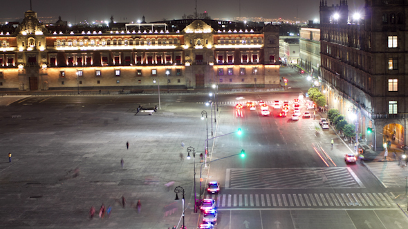 Zocalo Flag Mexico City, Stock Footage | VideoHive