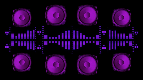 Music Graphic Equalisers Spectrum 41, Motion Graphics | VideoHive
