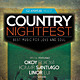 Country Music Flyer / Poster Vol.2, Print Templates | GraphicRiver