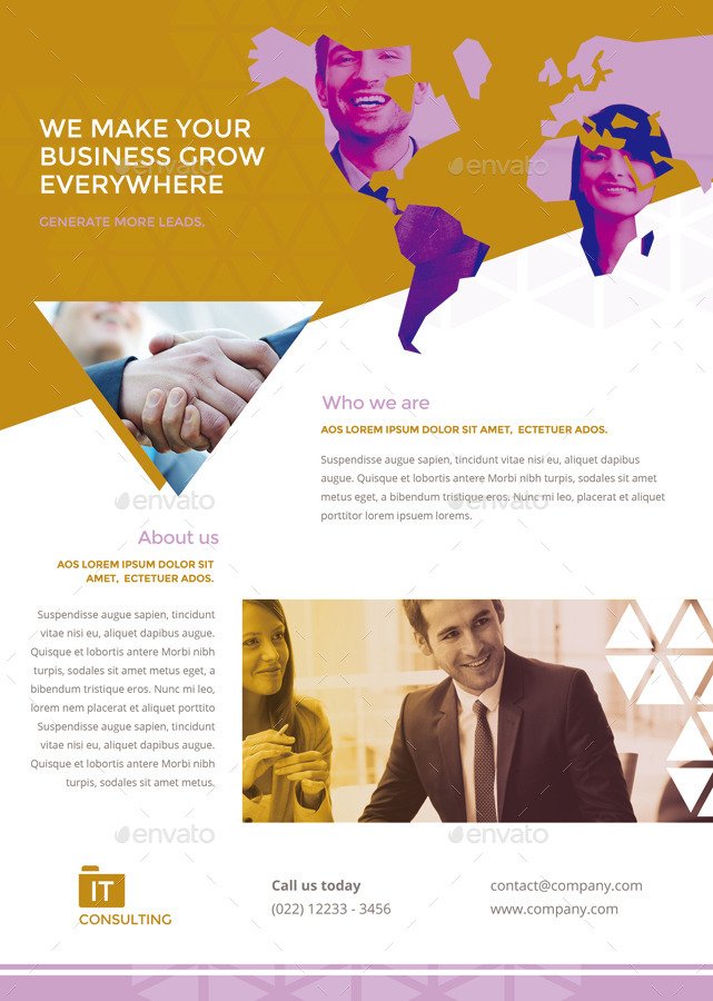 Business Flyer/ Magazine Ad, Print Templates | GraphicRiver