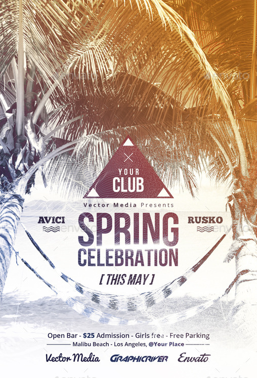 Spring Celebration - Flyer [Vol.3], Print Templates | GraphicRiver
