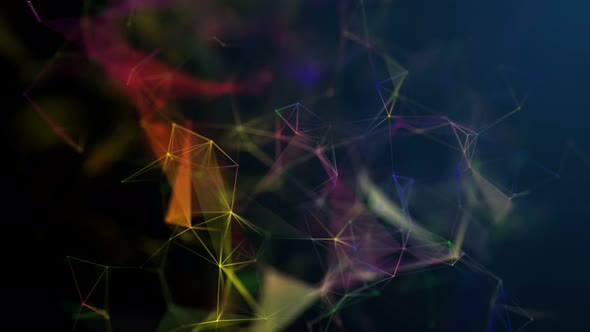 Colorful Plexus Background Seamless Loop 1, Motion Graphics | VideoHive