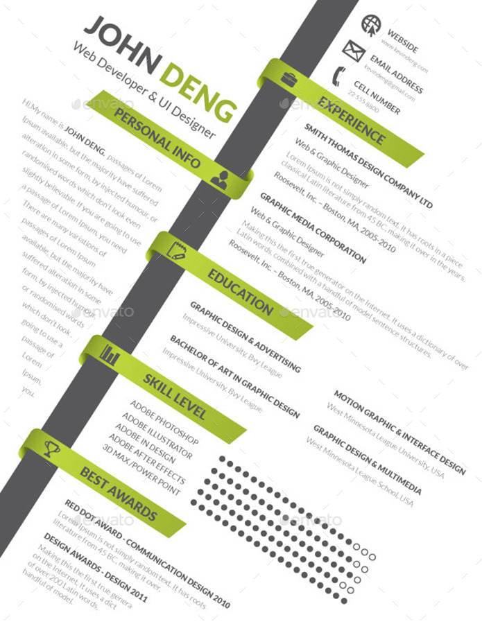 Resume Bundle Template | Volume 1, Print Templates | GraphicRiver