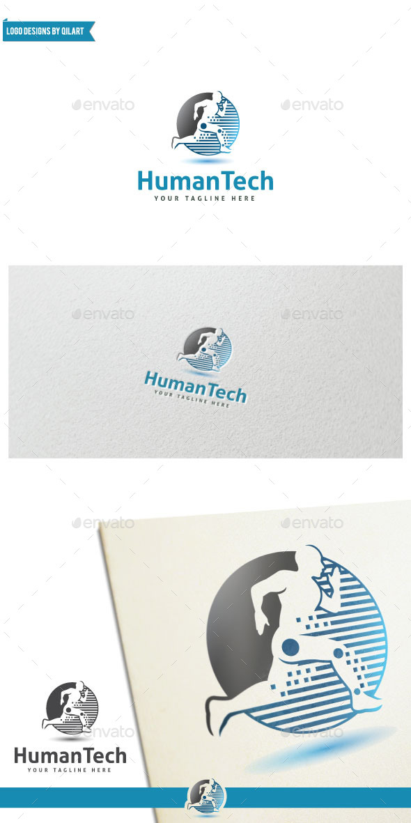 HumanTech, Logo Templates | GraphicRiver