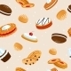 Cookies Pattern, Vectors | GraphicRiver