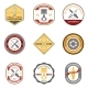 Repair Workshop Emblems Colored, Vectors | GraphicRiver