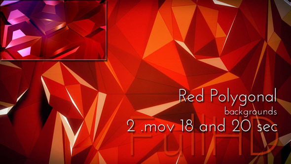 Red Motion Polygon, Motion Graphics | VideoHive
