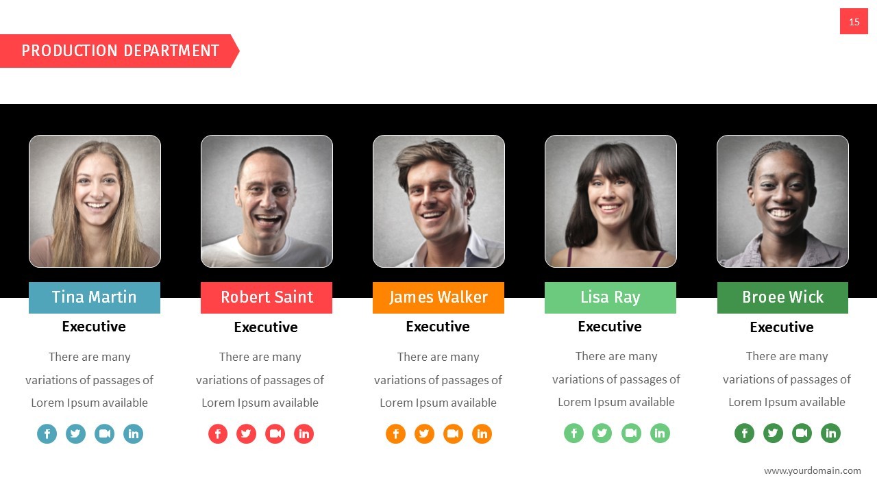 Business Forecast Power Point Presentation, Presentation Templates