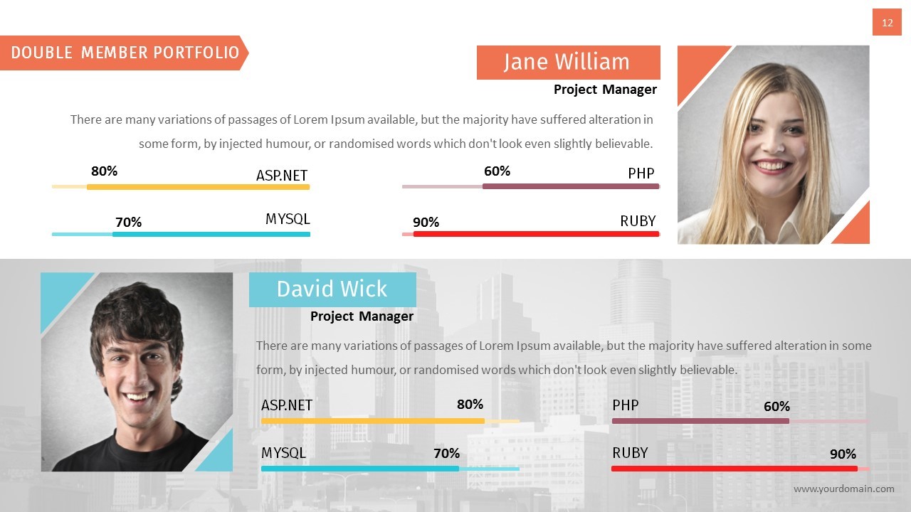 Business Forecast Power Point Presentation, Presentation Templates