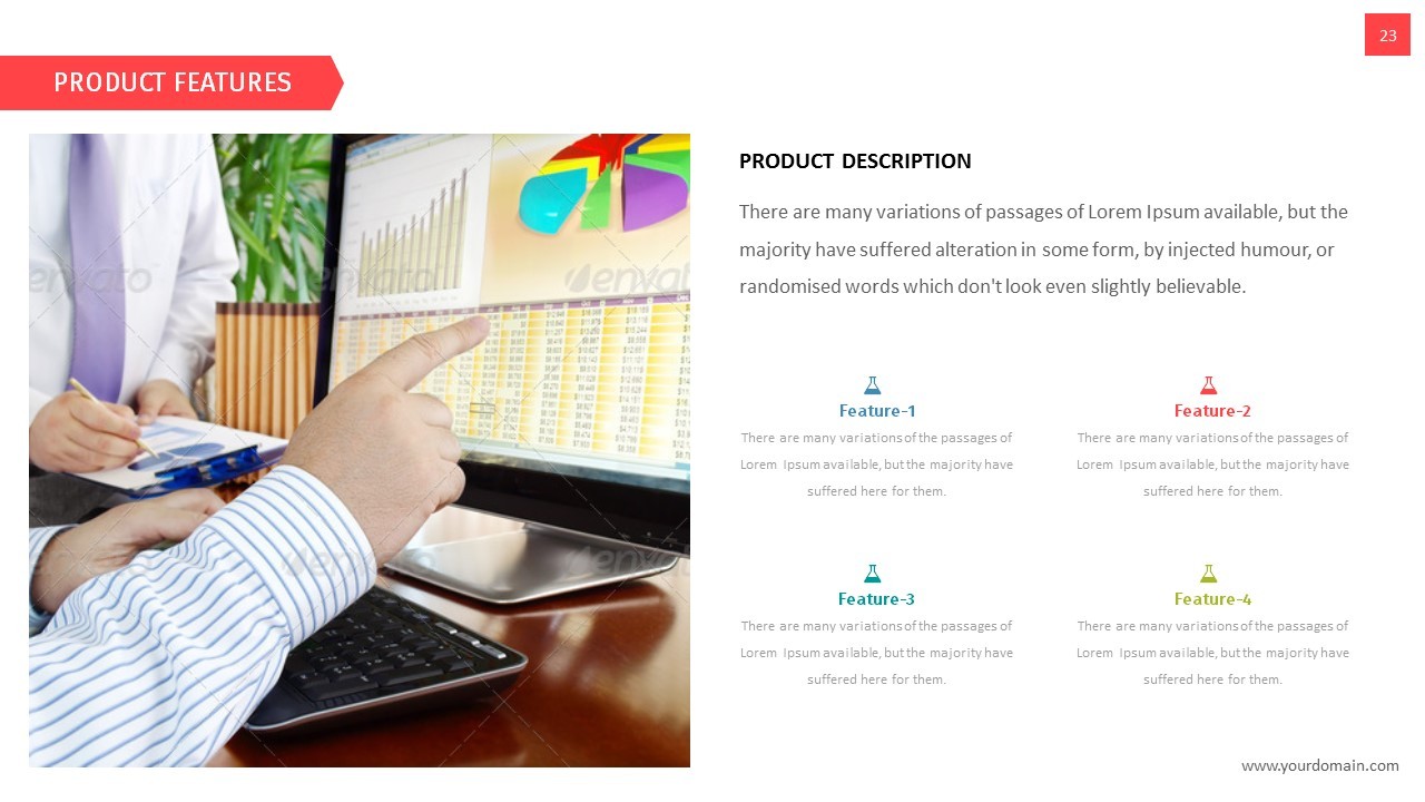 Business Forecast Power Point Presentation, Presentation Templates