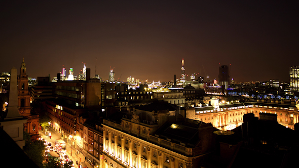 London Center At Night England, Stock Footage | VideoHive