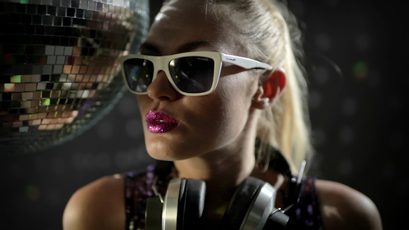 Female Dj Face 3, Stock Footage | VideoHive