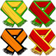 Sports Team Scarf Pack, Vectors | GraphicRiver